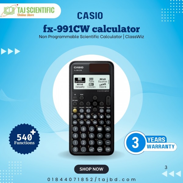 scientific calculator Casio fx-991 cw